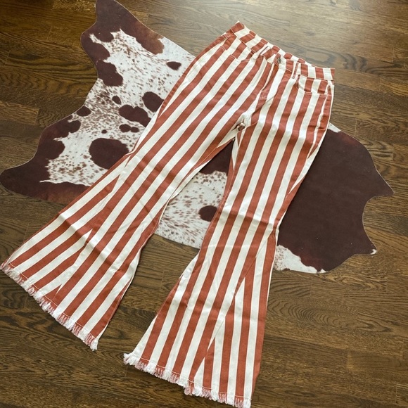 Jeans | Rust Daze Stretchy Distressed Bell Bottom Jeans | Poshmark
